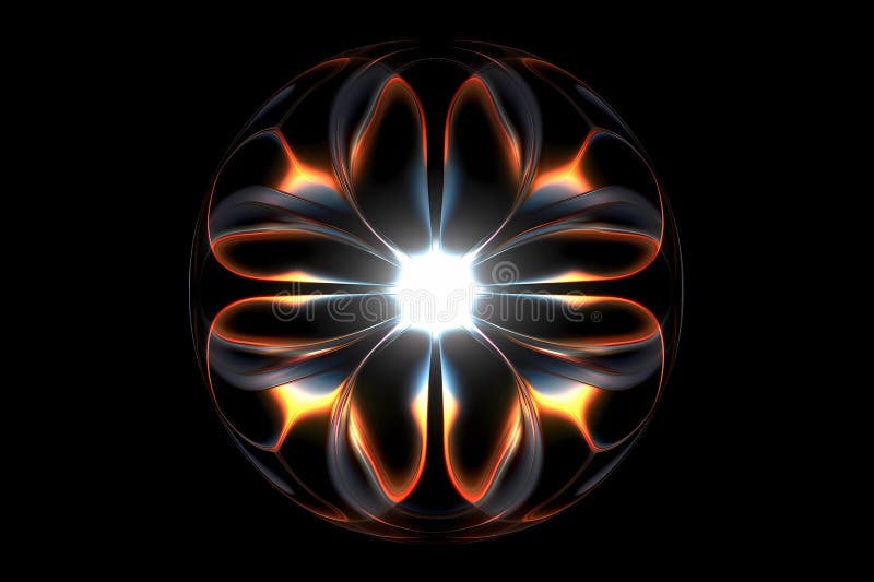 Glowing Pattern Confined by the Gravity of an Invisible Sphere ...