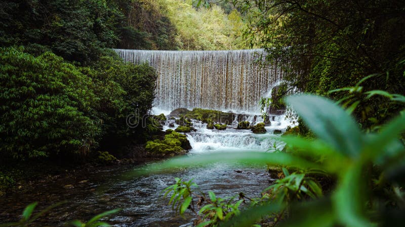 Mesmerizing Display of the Libo Waterfall in Guizhou Captured from a ...