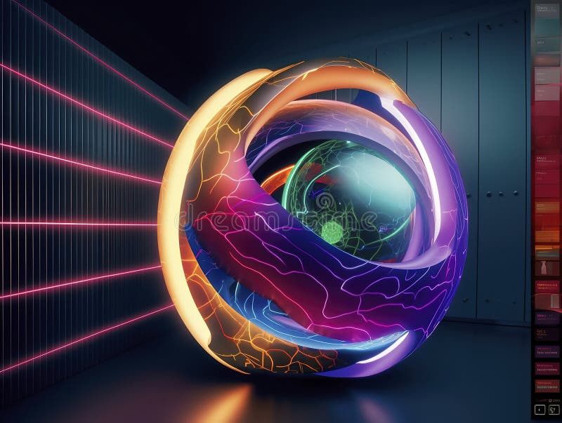 Explore AI-generated Art that Bends Light & Color, Blending Quantum ...