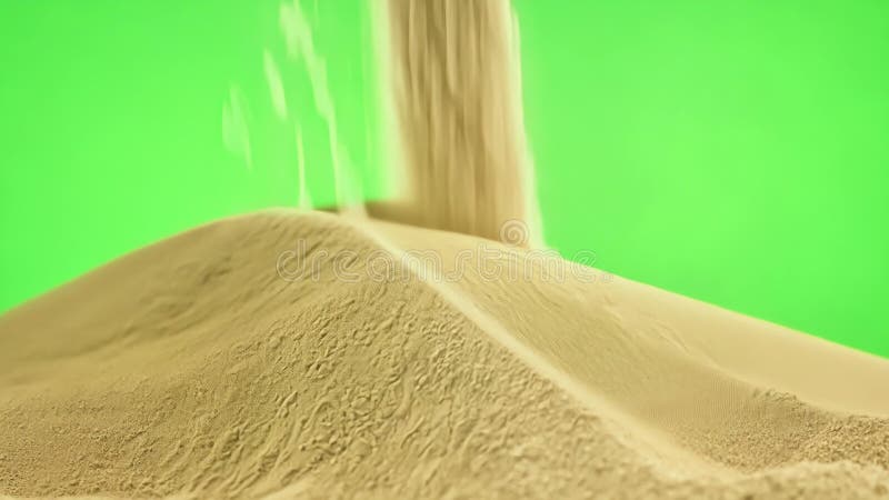 In a Mesmerizing Display Sand Pours Down and Creates a Stunning Canvas ...