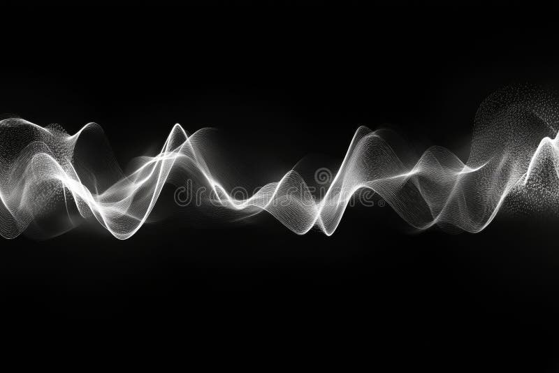Mesmerizing Display of Sound Waves in Symmetrical Pattern, Creating ...