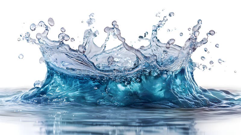 A Mesmerizing Display of Water Splashes Unfolds As Droplets Break the ...