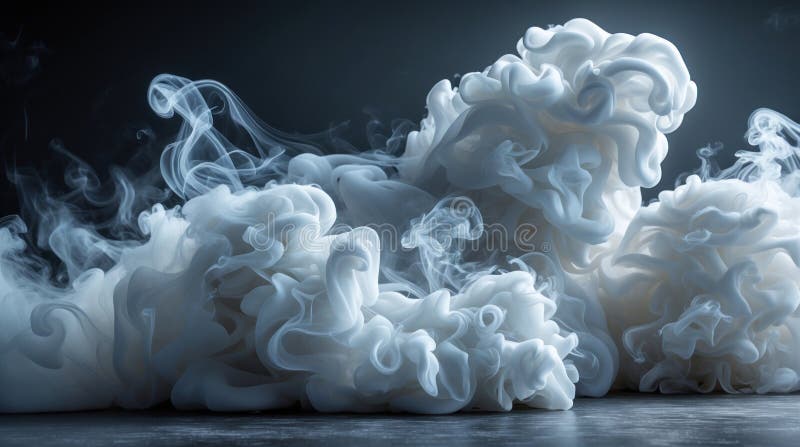 Ethereal Smoke Sculpture: a Dynamic Blend of Light and Shadow in ...