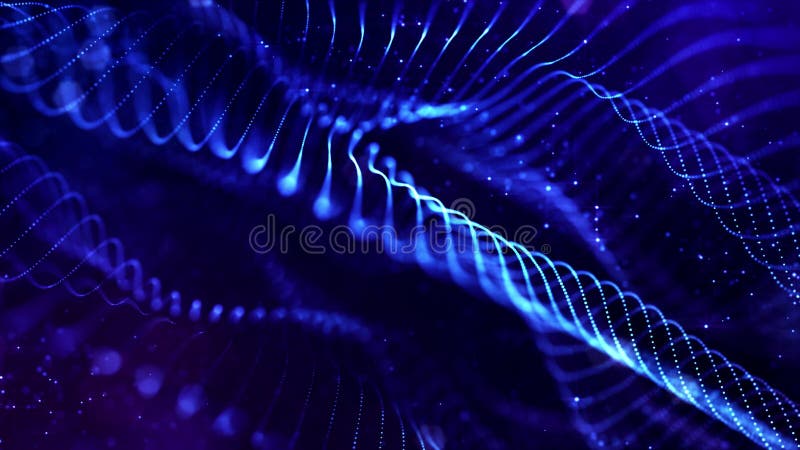 A Mesmerizing Dynamic Video Loop Showcasing Intricate Particle Formations that Create Stunning ...