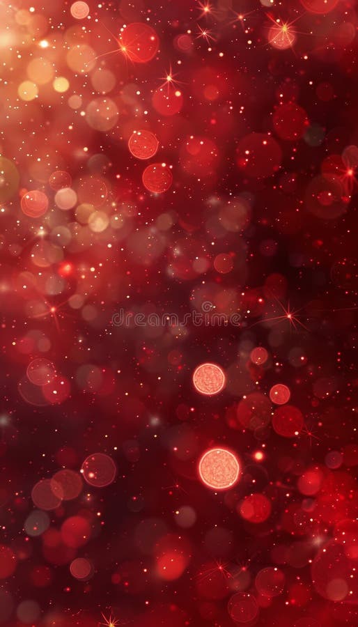 Mesmerizing Ethereal Red Light Bokeh Blur Ideal for Creating ...