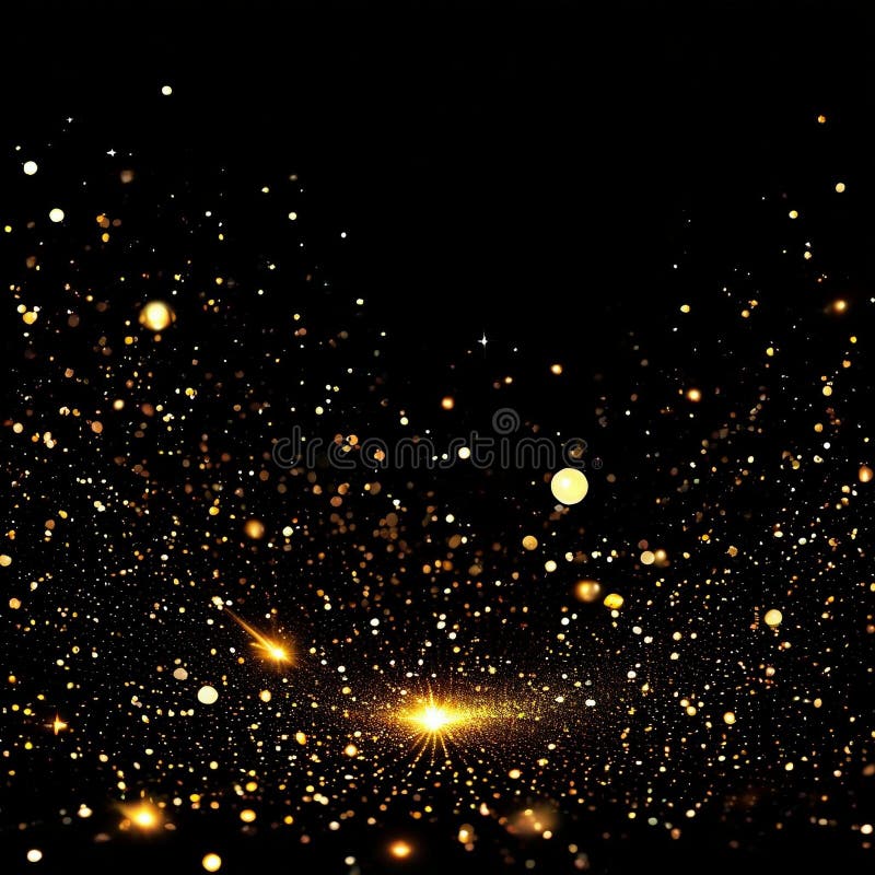 Explosion of Light: a Cosmic Dance Stock Illustration - Illustration of ...