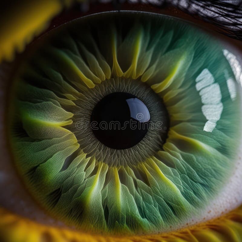 Mesmerizing Eye Close-Up for Posters and Web. Stock Illustration ...