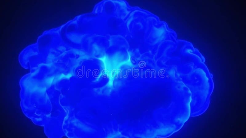 Mesmerizing Fluid Motion Abstract Blue Liquid Effects Stock Video ...
