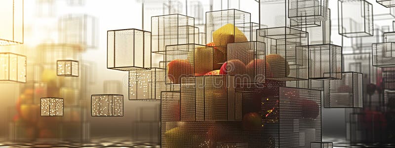 A Mesmerizing Fusion of Light and Nature, Pixel Cubes Burst with ...