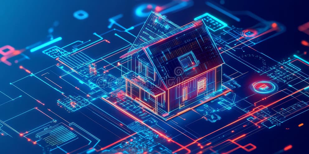 A Mesmerizing Futuristic Visualization of an AI-driven Smart Home ...