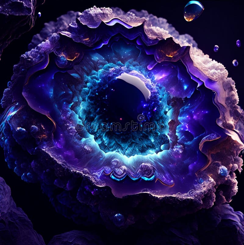 A Mesmerizing Geode Texture Background Unfolds, Revealing a Dazzling ...