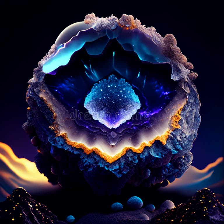 A Mesmerizing Geode Texture Background Unfolds, Revealing a Dazzling ...