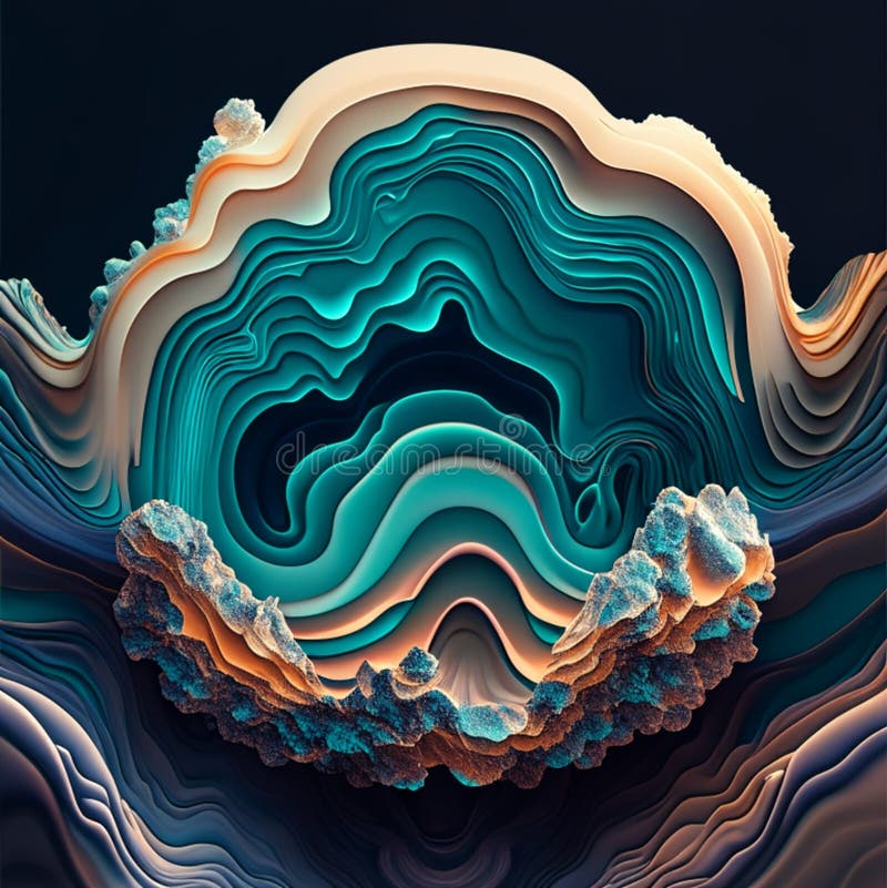 A Mesmerizing Geode Texture Background Unfolds, Revealing a Dazzling ...