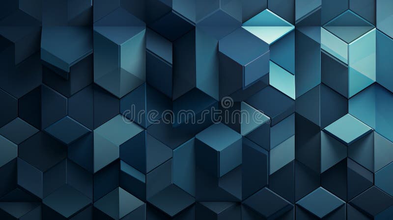 Mesmerizing Geometric Abstract Background with Hexagonal Elements in ...