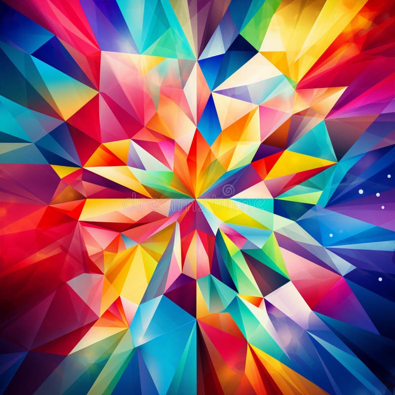 Mesmerizing Geometric Art Installation, Featuring Intricate Patterns ...