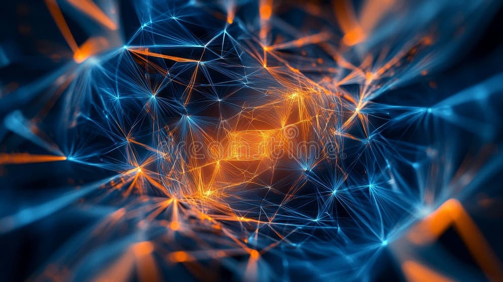 Mesmerizing Geometric Patterns with Intricate Polygon Structures Stock ...