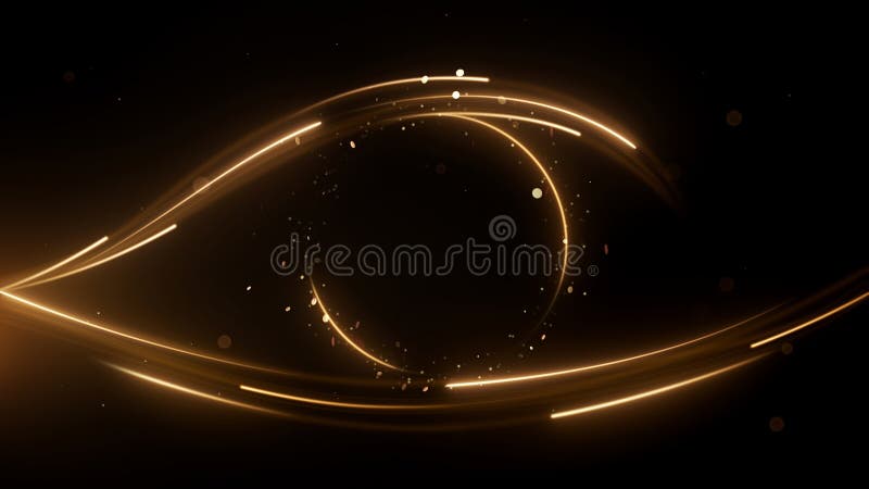 A Mesmerizing Glistening Eye Symbol Featuring Stunning Light Effects on ...