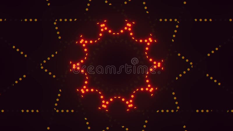 Mesmerizing Glow Radiant Dot Pattern Shines on Dark Canvas Stock ...