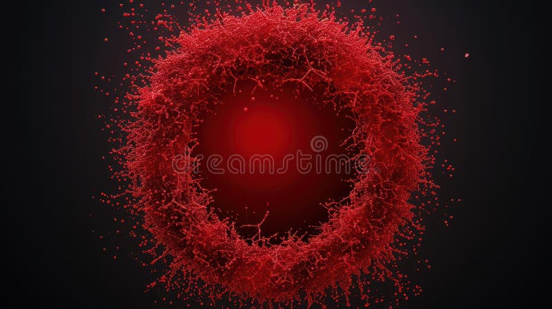A Mesmerizing Glowing Red Ring of Electric Particles Illuminates the ...