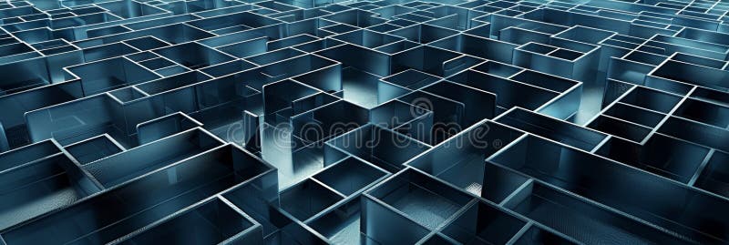 A Mesmerizing Grid of Intersecting Lines and Polygons Resembling a ...