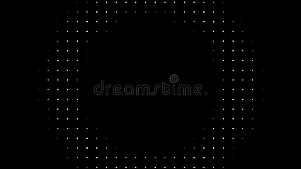 Mesmerizing Haftone Circular Elliptical Transition: Seamless Loop Stock ...