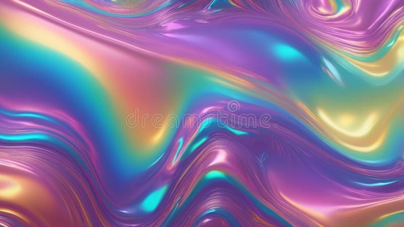 A Breathtakingly Detailed Illustration of a Holographic Rainbow Foil ...
