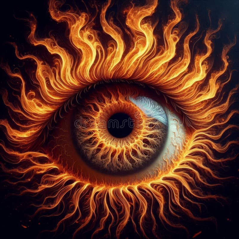 Pyro Vision stock illustration. Illustration of insight - 328627980