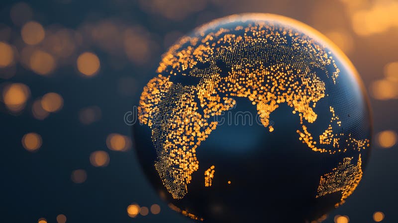A Mesmerizing Illuminated Global View Reflecting Connectivity and ...
