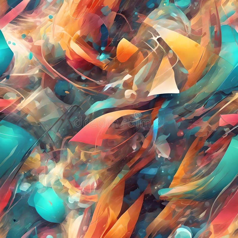 Ethereal Reflections: a Transparent Symphony of Abstract Beauty Stock ...