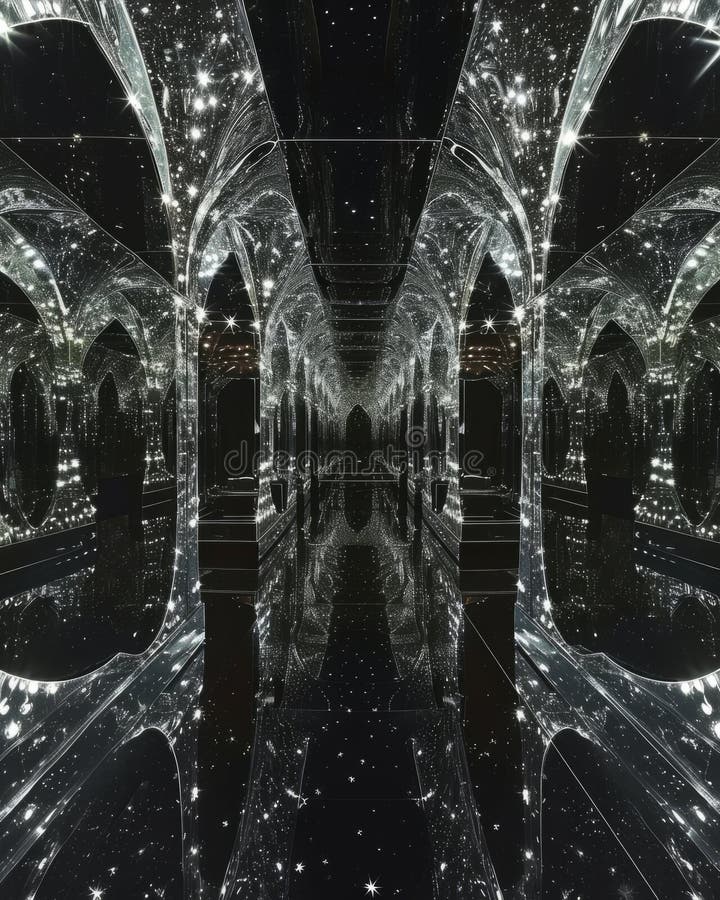 A Mesmerizing Image Capturing the Illusion of an Infinite Corridor of ...