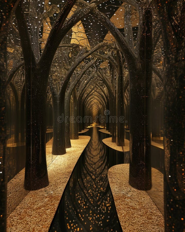 A Mesmerizing Image Capturing the Illusion of an Infinite Corridor of ...