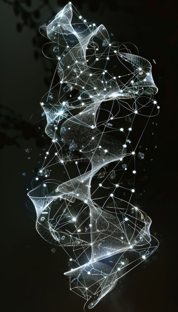 A Mesmerizing Image Merging Spider Web, Dna Strands, and a Network ...