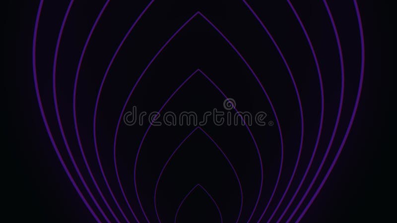 Dark Purple Void Surrounded by Concentric Circles on a Striking ...