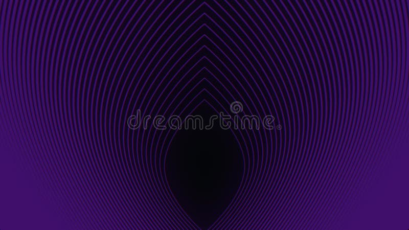 Dark Purple Void Surrounded by Concentric Circles on a Striking ...