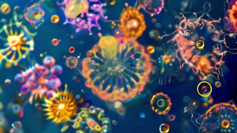 A Mesmerizing Image of a Swarm of Plankton Each with Its Unique Shape ...