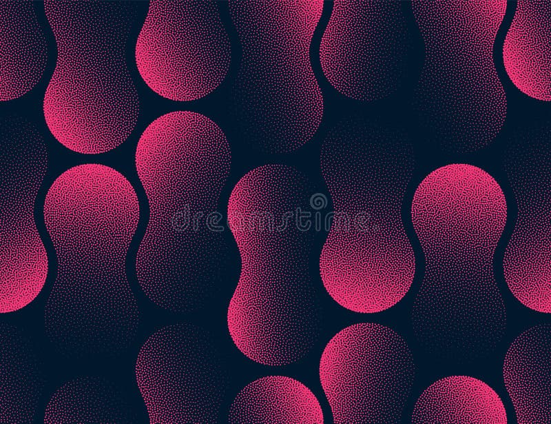 Mesmerizing Immersive Vector Seamless Pattern Trendy Purple Abstract ...