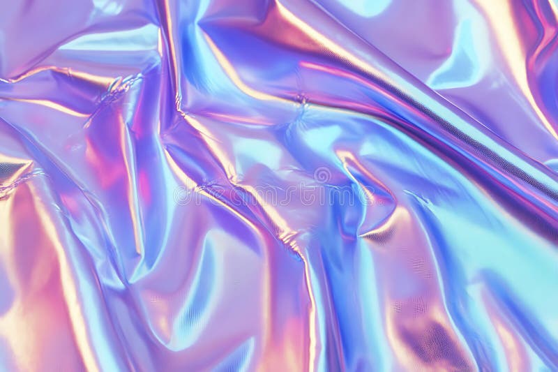 Mesmerizing Iridescent Neon Waves for Eye-Catching Visuals Stock Image ...