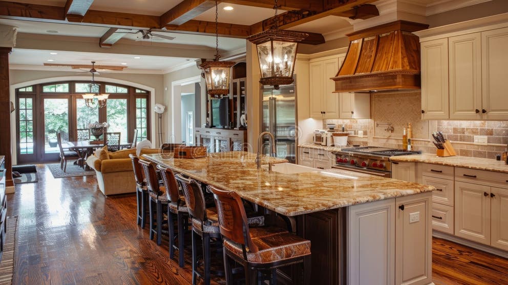 Mesmerizing Kitchen Design Elements Stock Illustration - Illustration of home, wood: 347757545