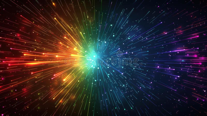 A Mesmerizing Light Speed Burst of Colors Explodes in a Stunning Linear ...