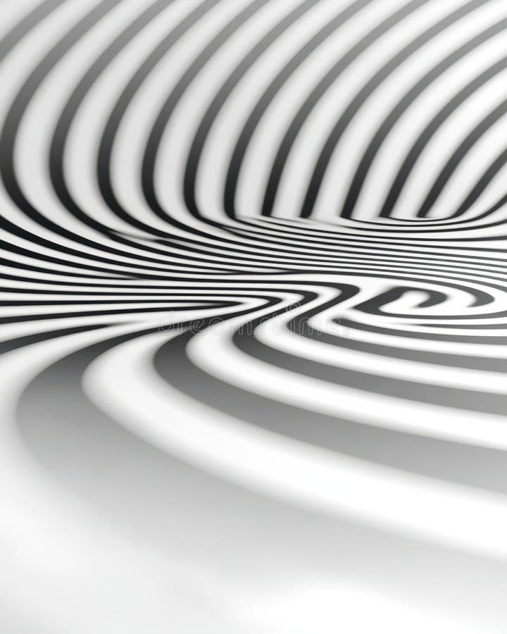 Mesmerizing Lines Create an Enchanting Optical Illusion of Depth and ...