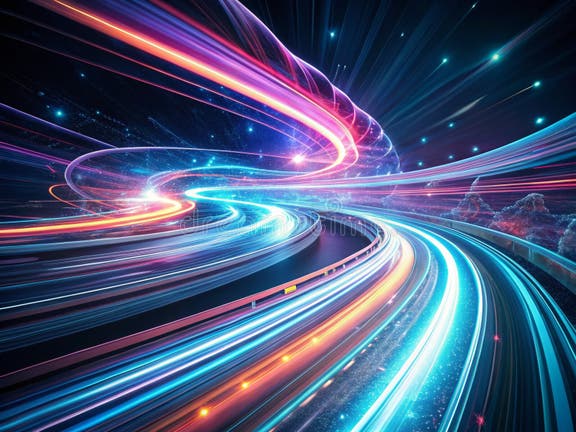 A Mesmerizing Long Exposure Captures the Dynamic Flow of Futuristic ...