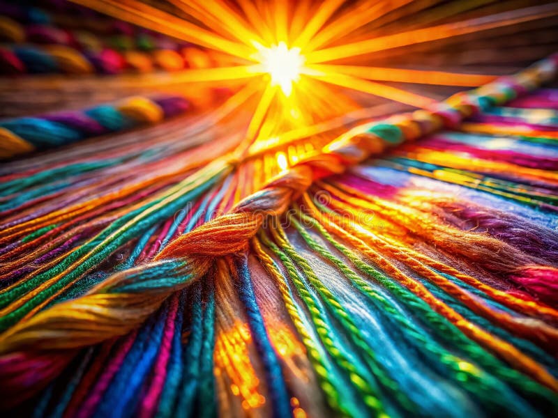 Captivating Long Exposure Photography a Glowing Thread Woven through a ...
