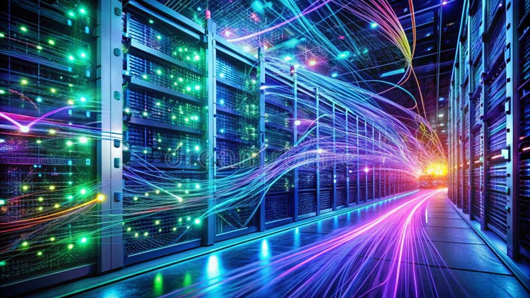 A Mesmerizing Long Exposure Visualization of Abstract Network Data ...