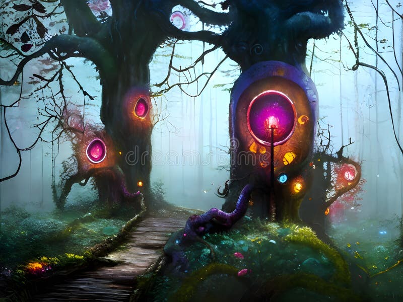 Mesmerizing Magic of the Mythical Enchanted Forest Seq 19 of 51 Stock ...