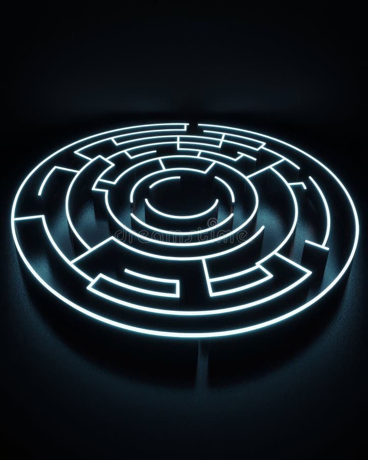 Intriguing Illuminated Maze Design Captivates with Intricate Patterns ...