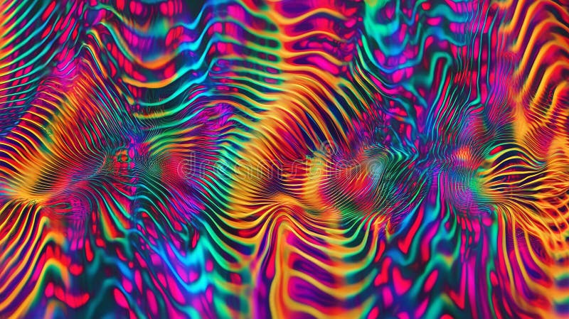 Abstract Black and White Image with Symmetrical Curved Lines Converging ...