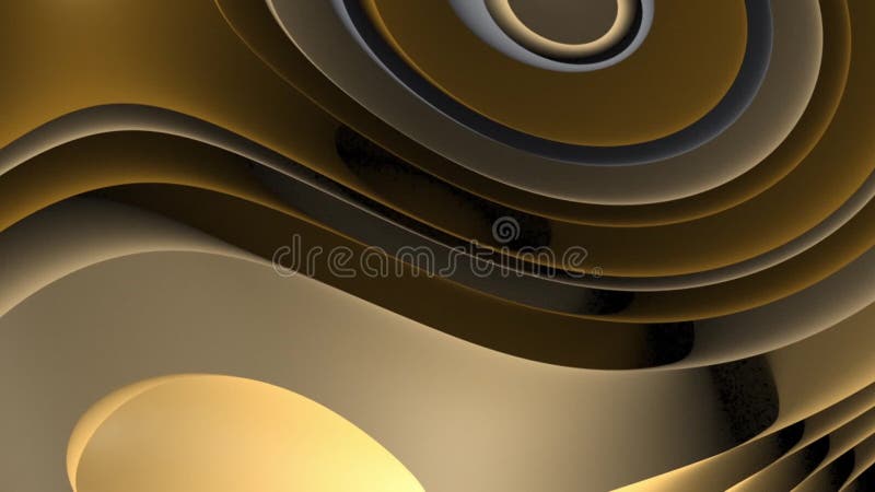 Golden Abstract Swirls Motion Stock Video - Video of backdrop, animated ...