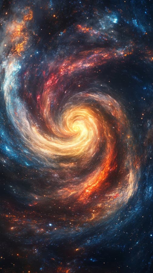 Mesmerizing Multicolored Swirling Vortex - Vertical Wallpaper for ...