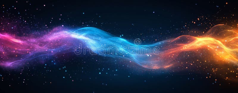 Mesmerizing Neon Digital Sound Waves Depicted in Vivid Patterns and ...