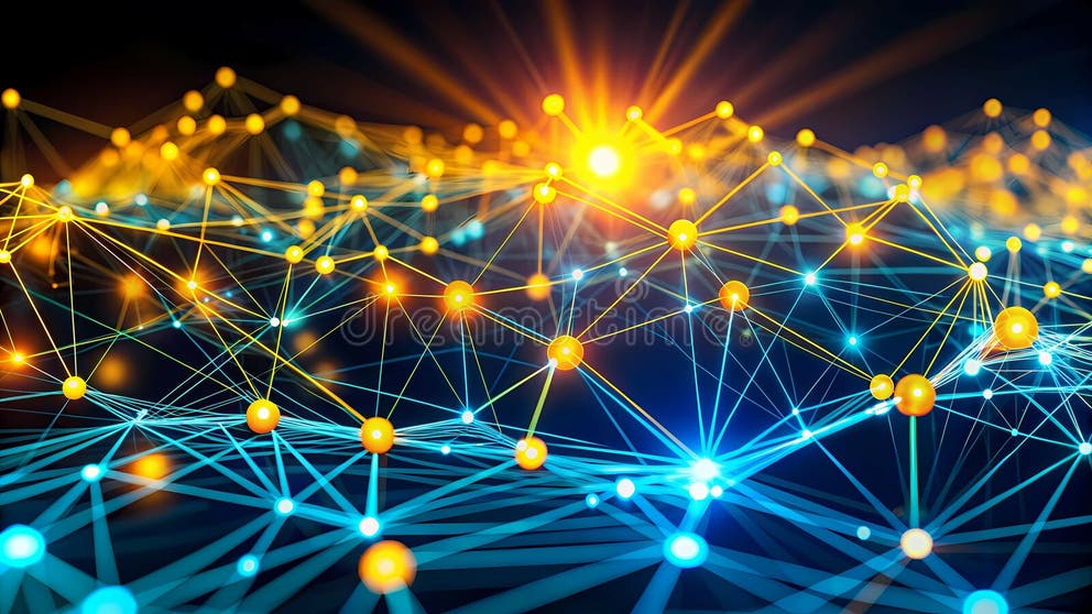 This Mesmerizing Network of Glowing Nodes and Lines Represents the ...